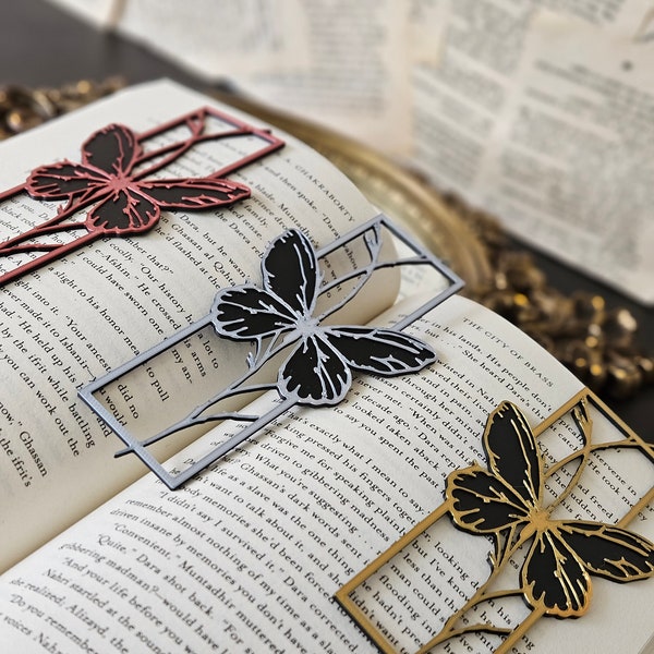 Butterfly Bookmark - Etsy