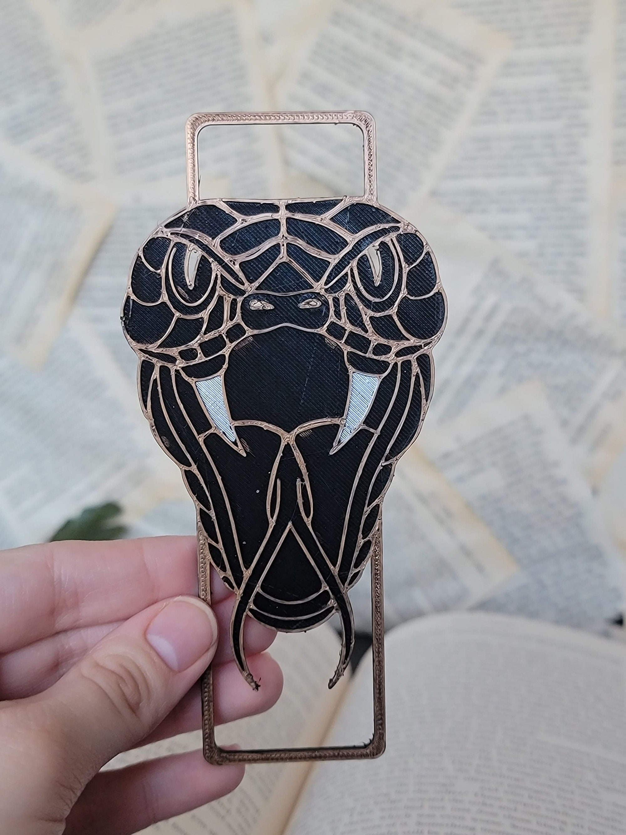 Viper - Snake Bookmark - 3D Printed - Etsy