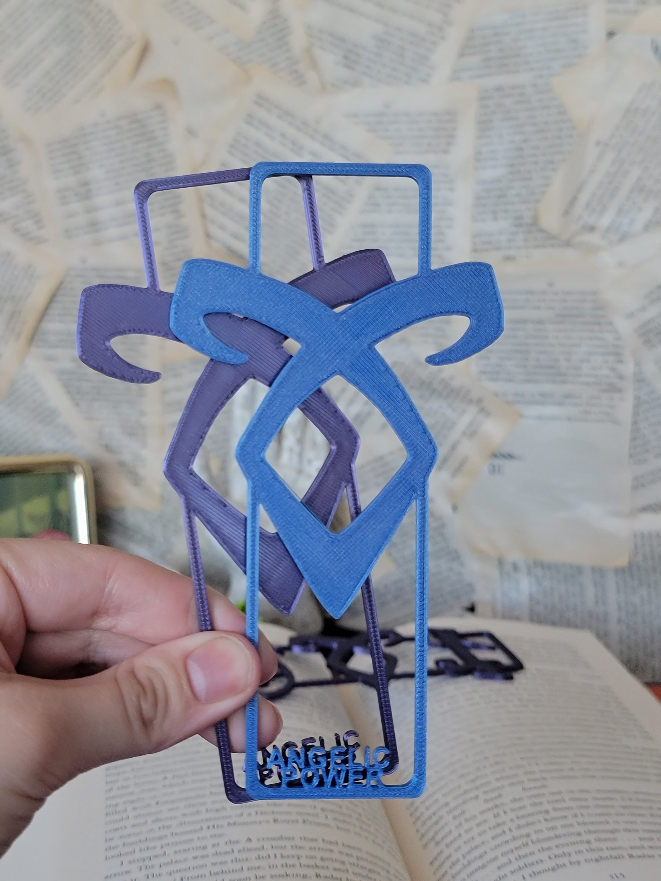 Mortal Instruments Rune 3D Printed Bookmarks - Etsy