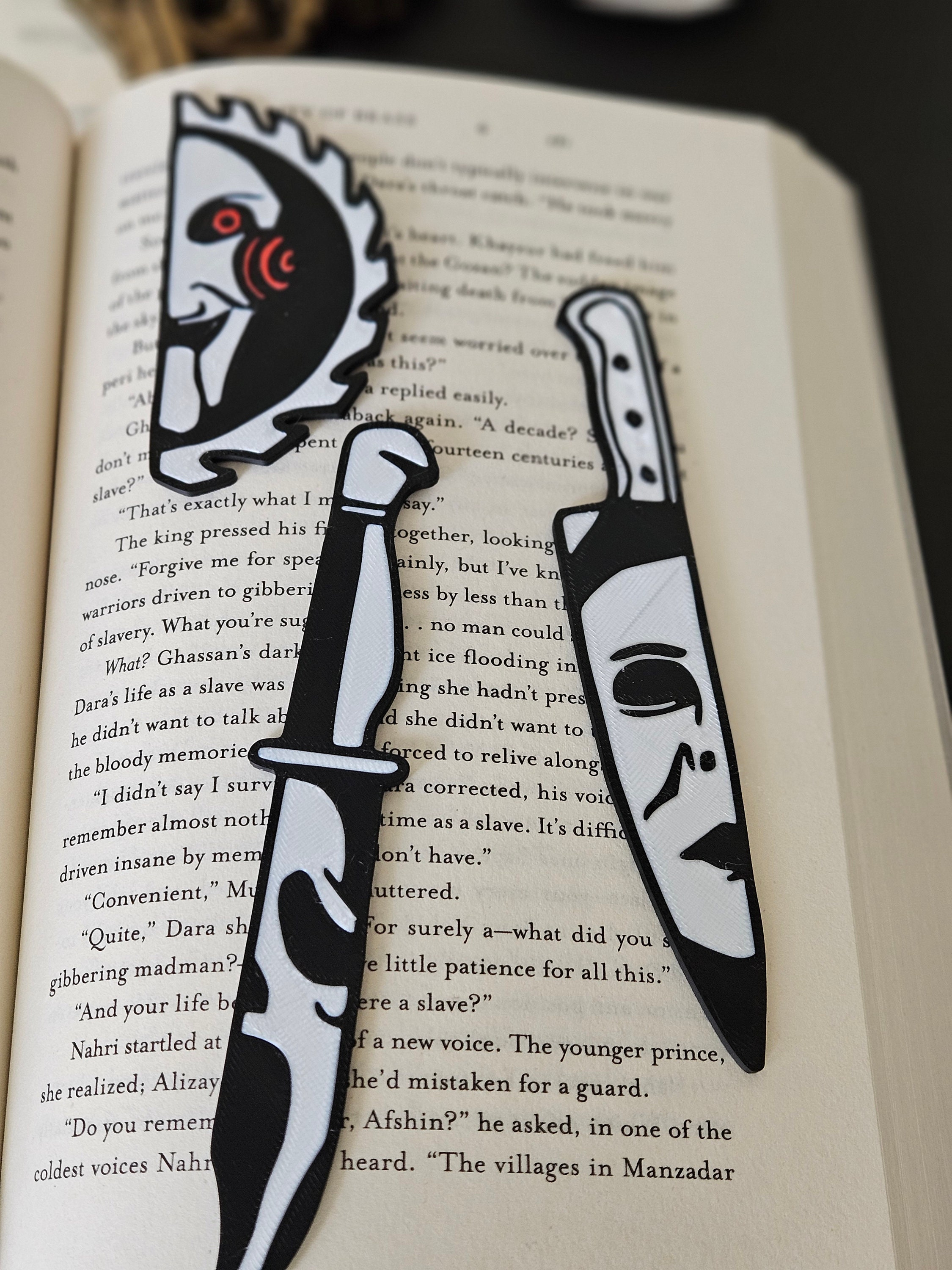 Horror Bookmarks 3D Printed Famous Horror Characters - Etsy