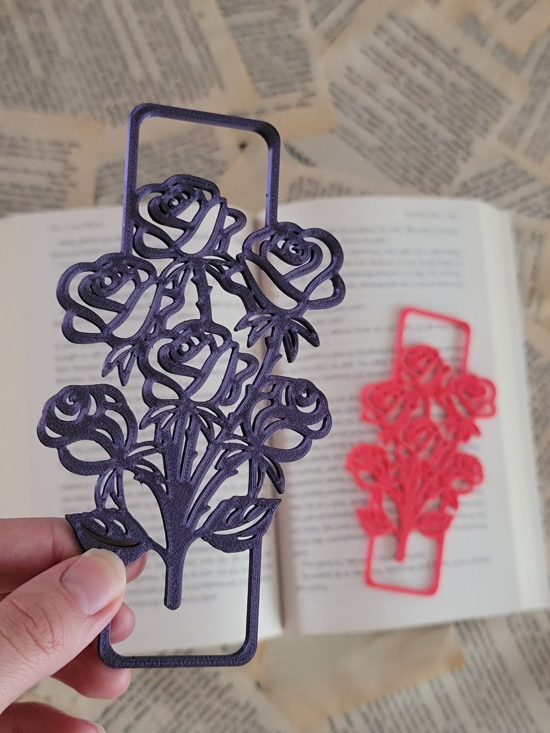 Valentines Day Collection 3D Printed Bookmarks - Etsy