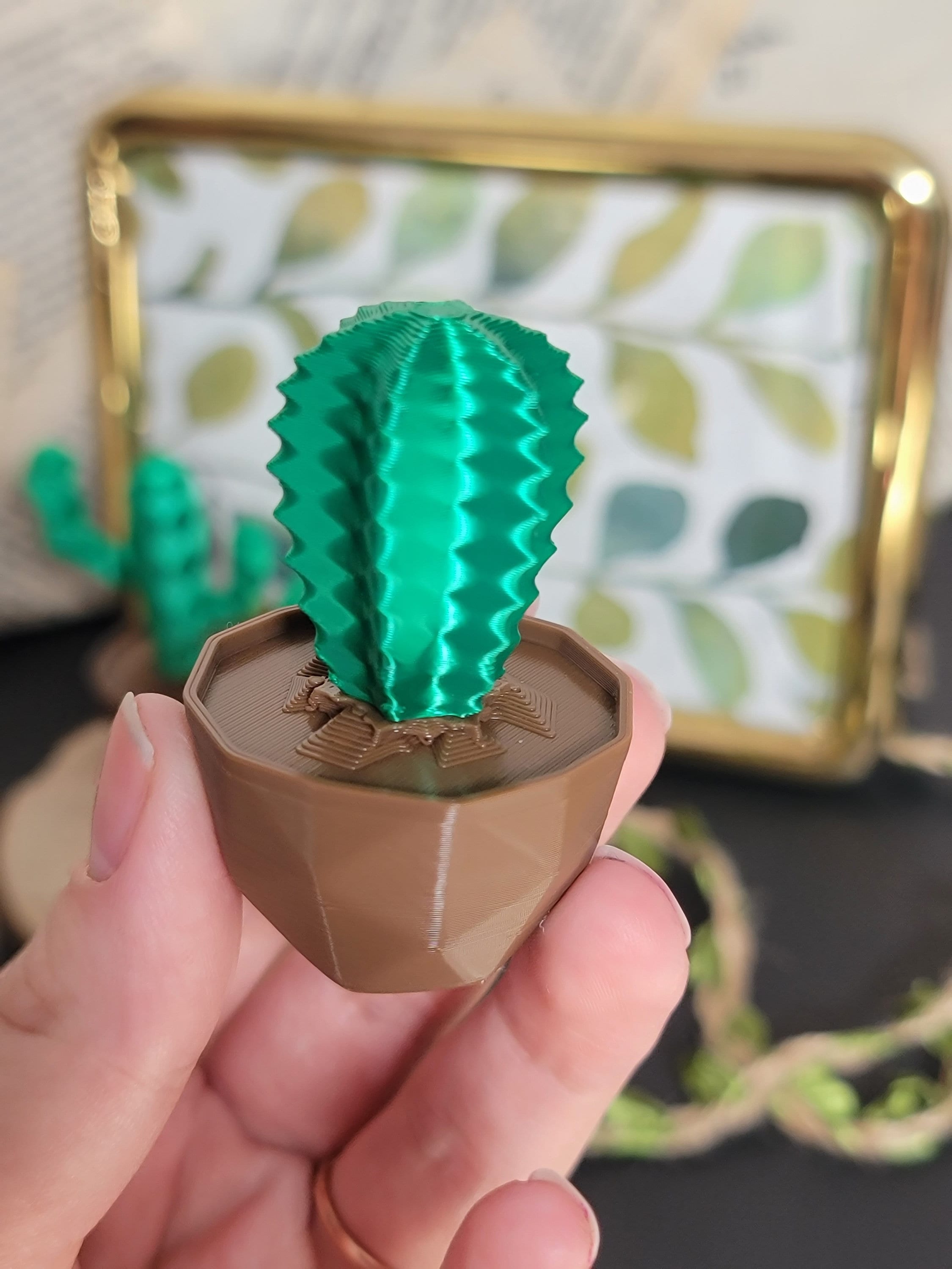 3D Printed Cactus - Etsy