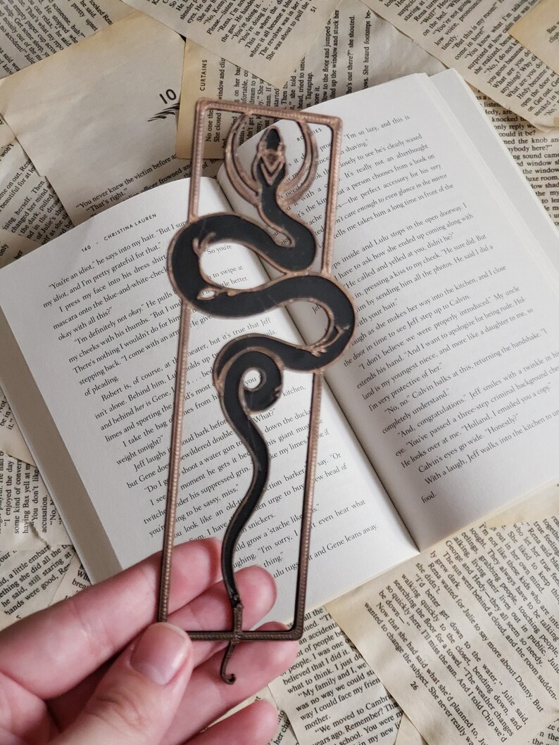 Basilisk Snake Bookmark - 3D Printed - Etsy Canada