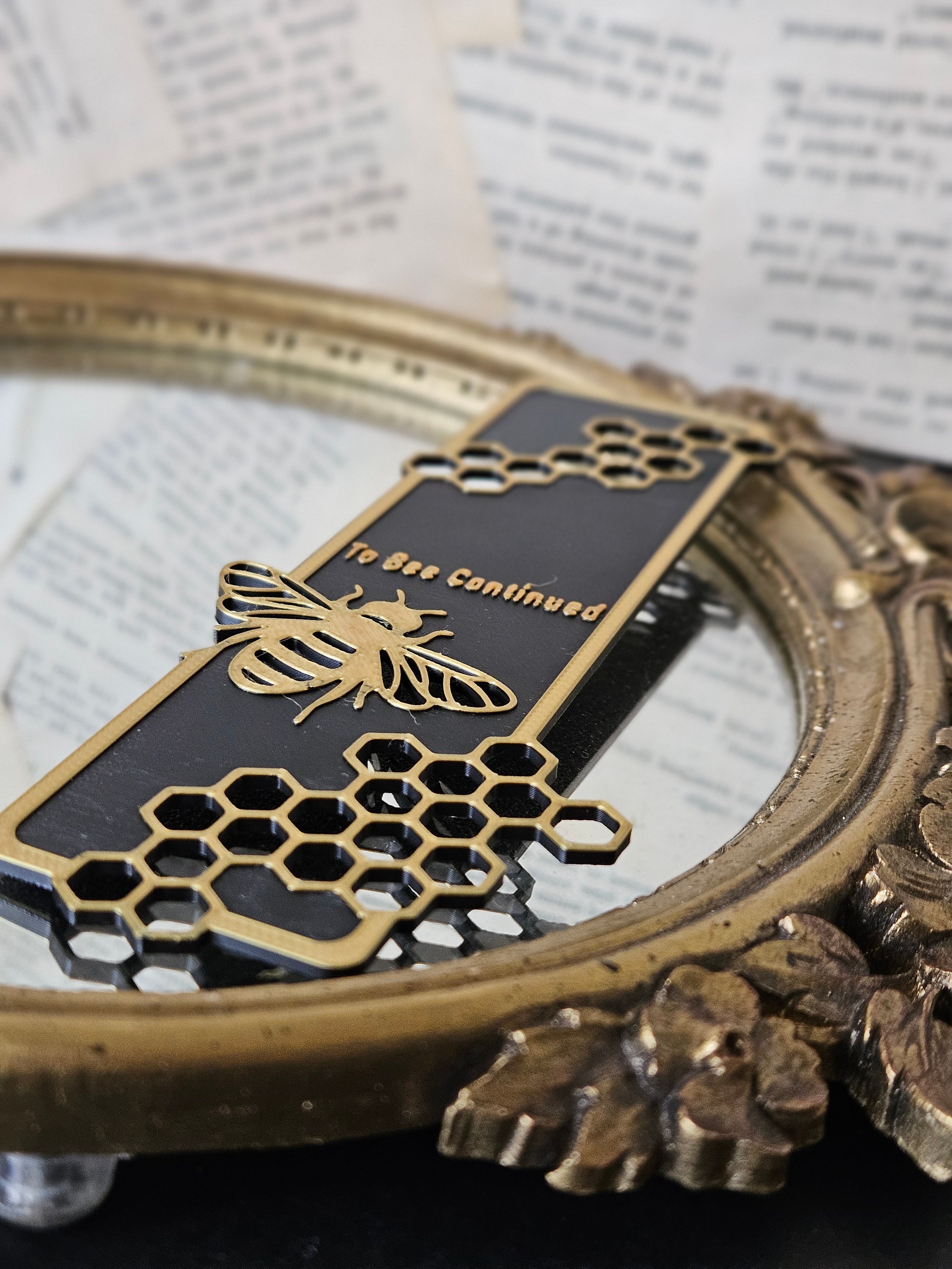 To Bee Continued 3D Printed Bee Bookmark - Etsy