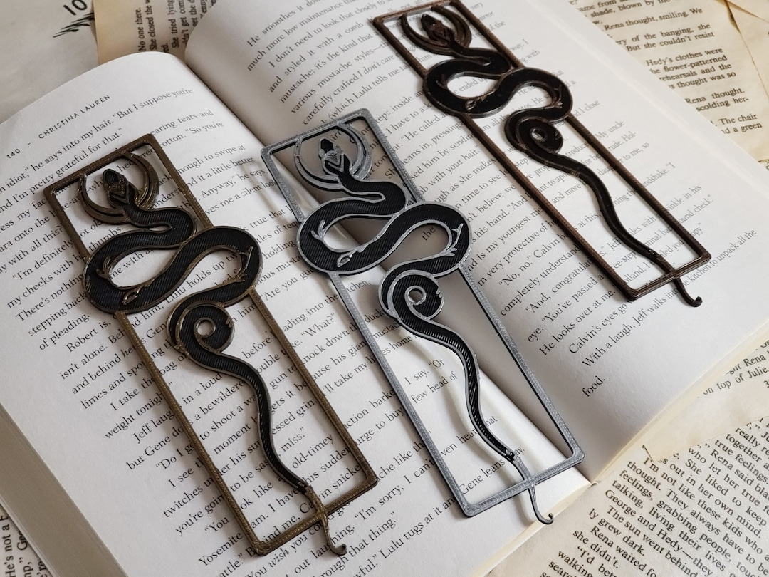 Basilisk Snake Bookmark - 3D Printed - Etsy