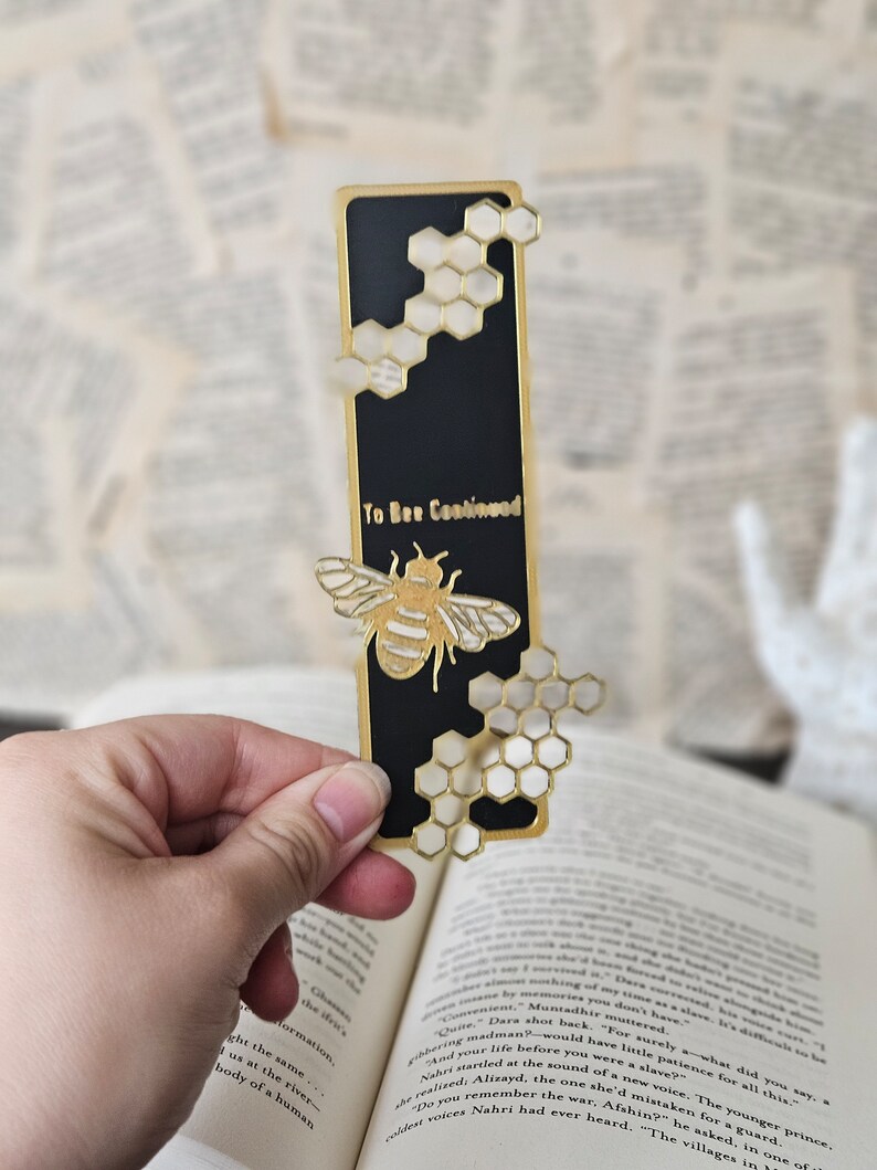 To Bee Continued- 3D Printed Bee Bookmark - Etsy