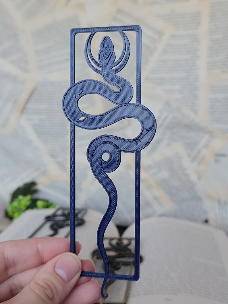 Basilisk Snake Bookmark - 3D Printed - Etsy