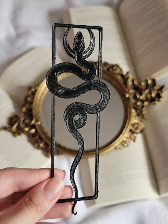 Basilisk Snake Bookmark 3D Printed | Etsy