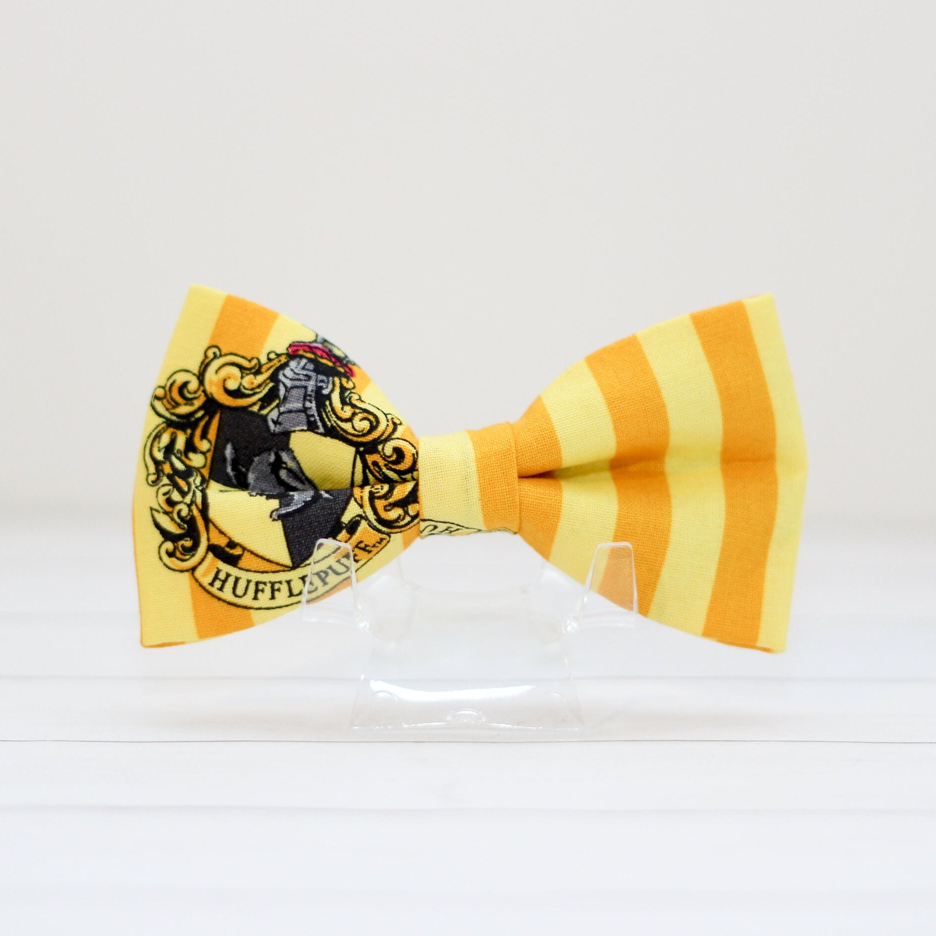 Hufflepuff Harry Potter House Clip on Bow Tie Fits - Etsy