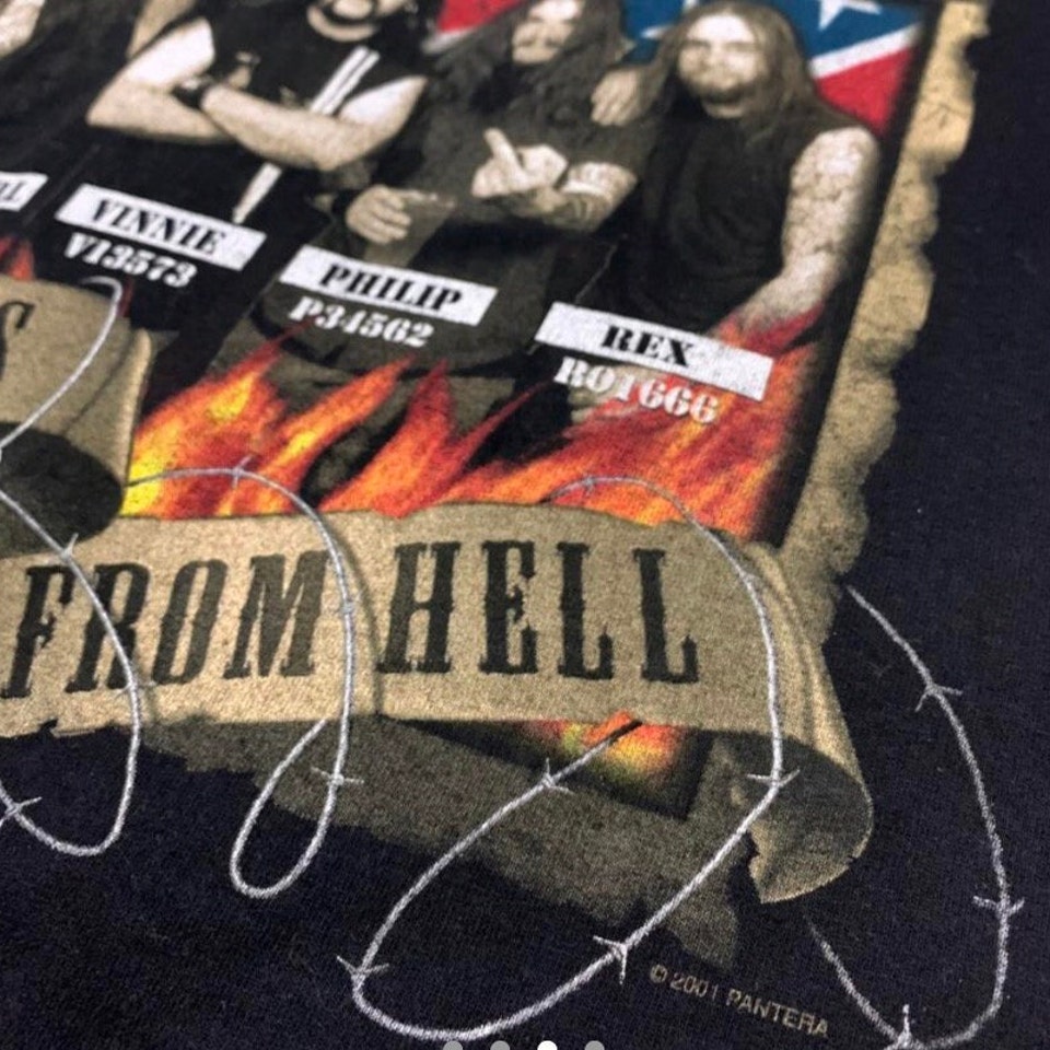 Vintage Pantera Cowboys from Hell T-shirt 2001 Pantera Shirt sold by ...