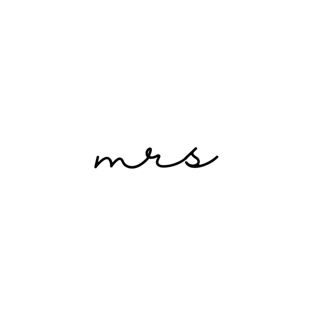 Mrs Script Word PNG, Digital File, Popular, Bestseller, Gift Idea ...