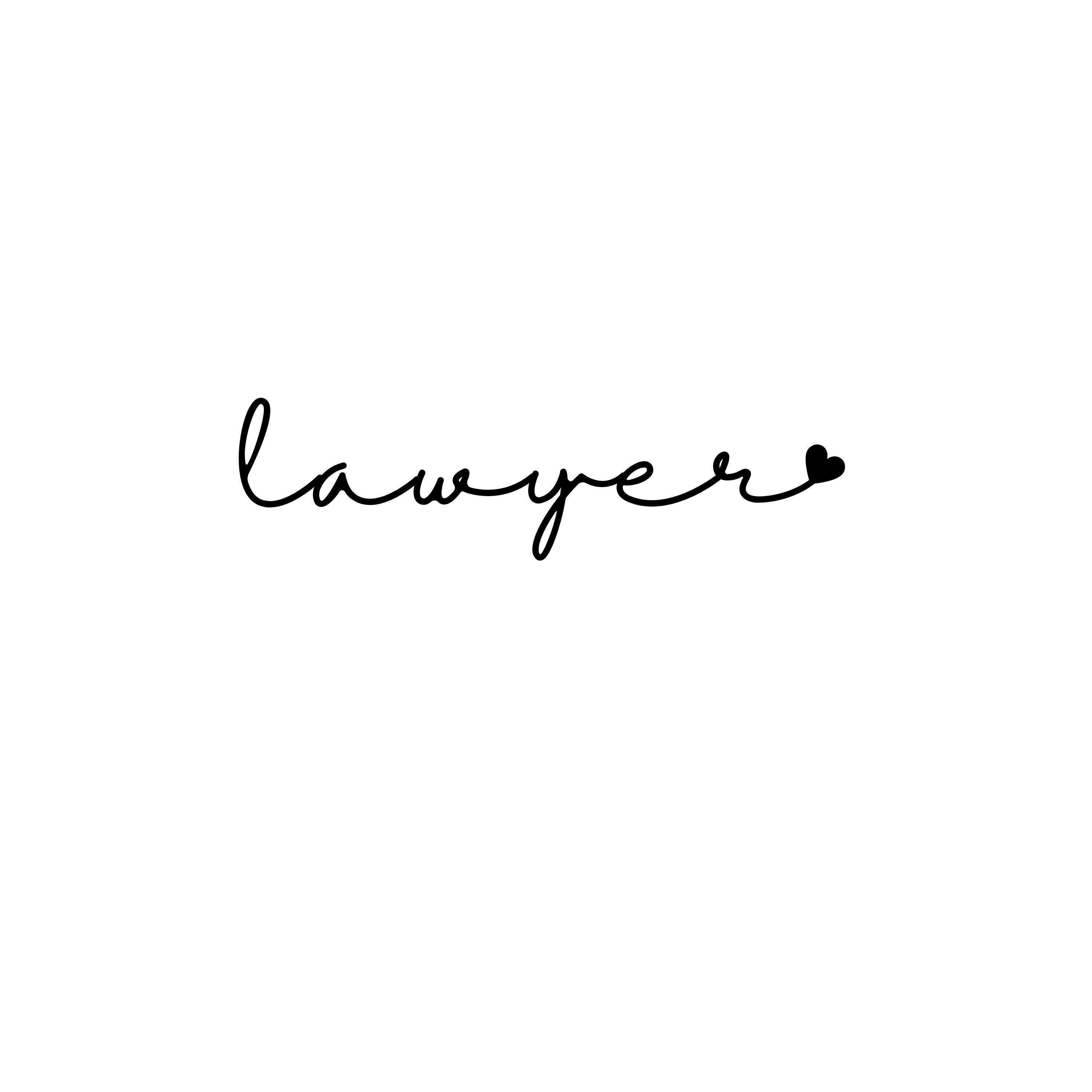 Lawyer Script Word PNG, Digital File, Occupation, Popular, Bestseller ...