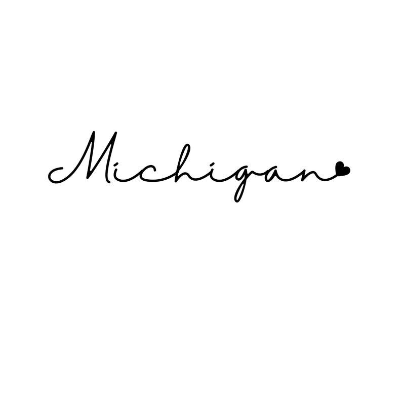 Michigan PNG, States, United States, PNG, Clipart PNG, Best Seller ...