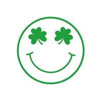 Shamrock Smiley Face - Etsy