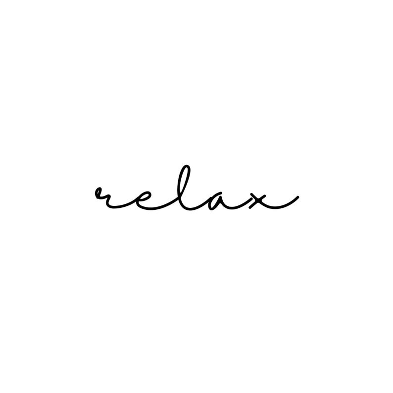 Relax Script PNG, Relaxation, Calm Down, Calming, Breathe, PNG ...
