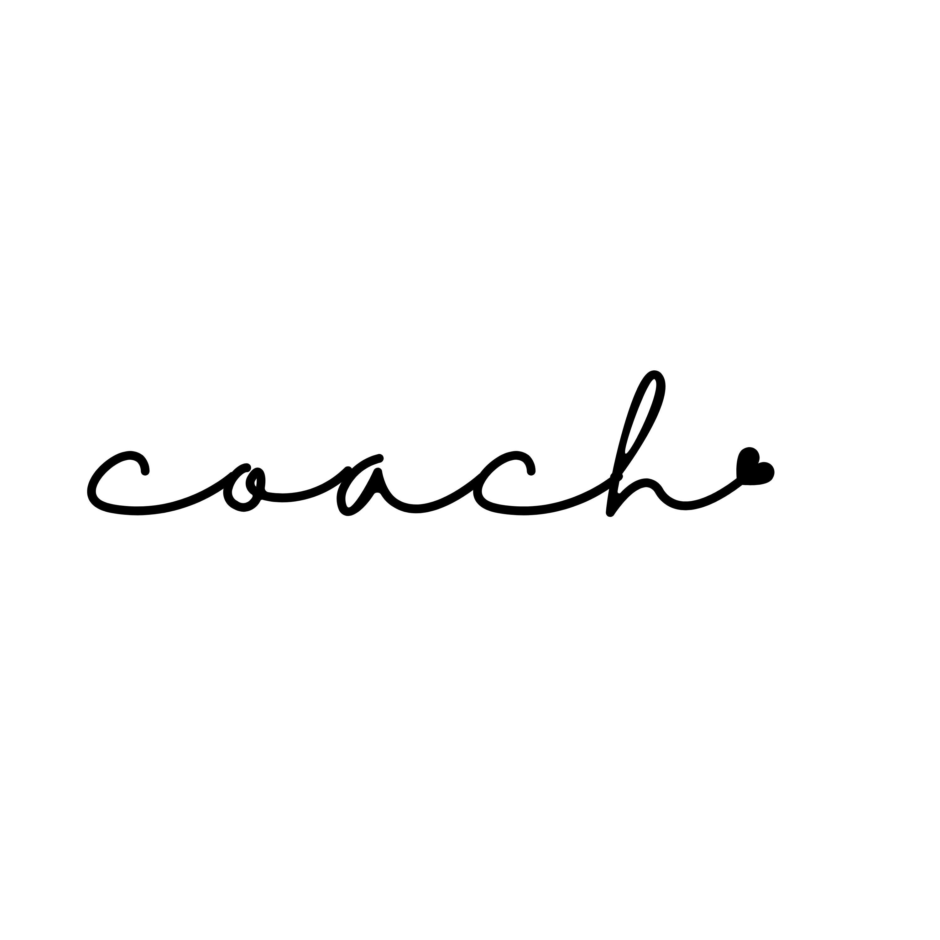 Coach Script Word PNG, Digital File, Occupation, Popular, Bestseller ...