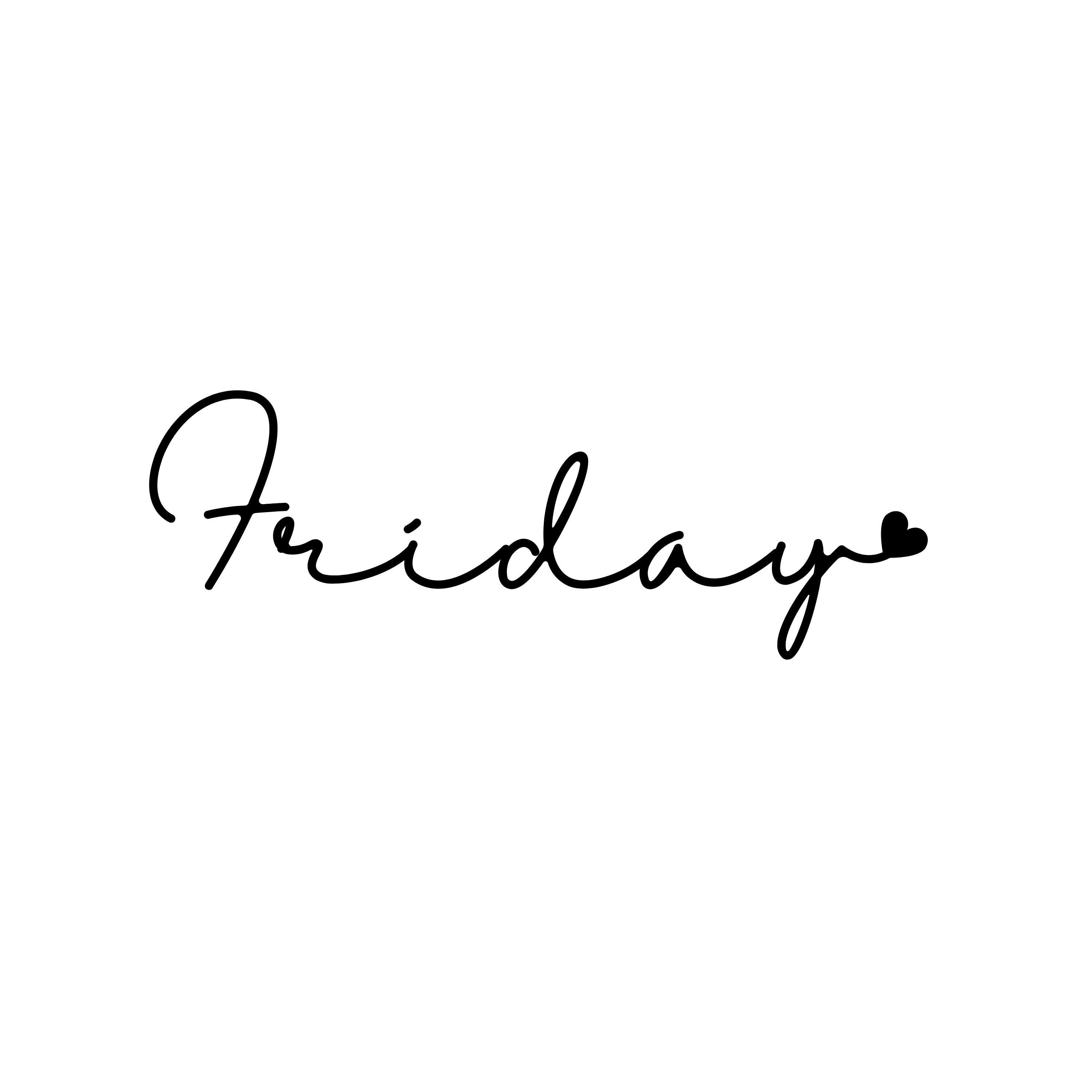 Friday PNG, Day of the Week, Popular, Bestseller, Trendy, PNG Clipart ...