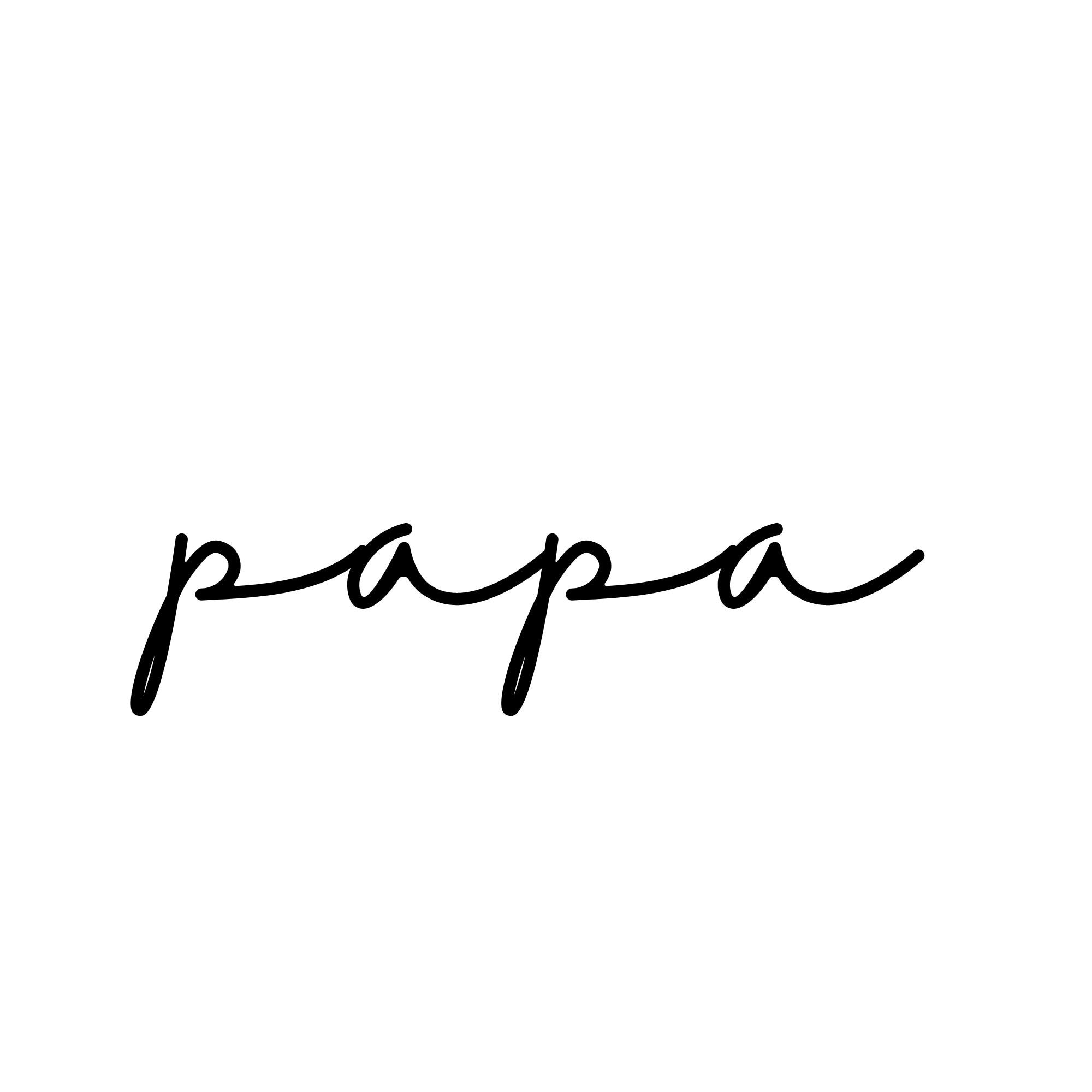 Papa PNG, Papa Cursive PNG, Papa Script PNG, Grandpa, Clip Art, Digital ...