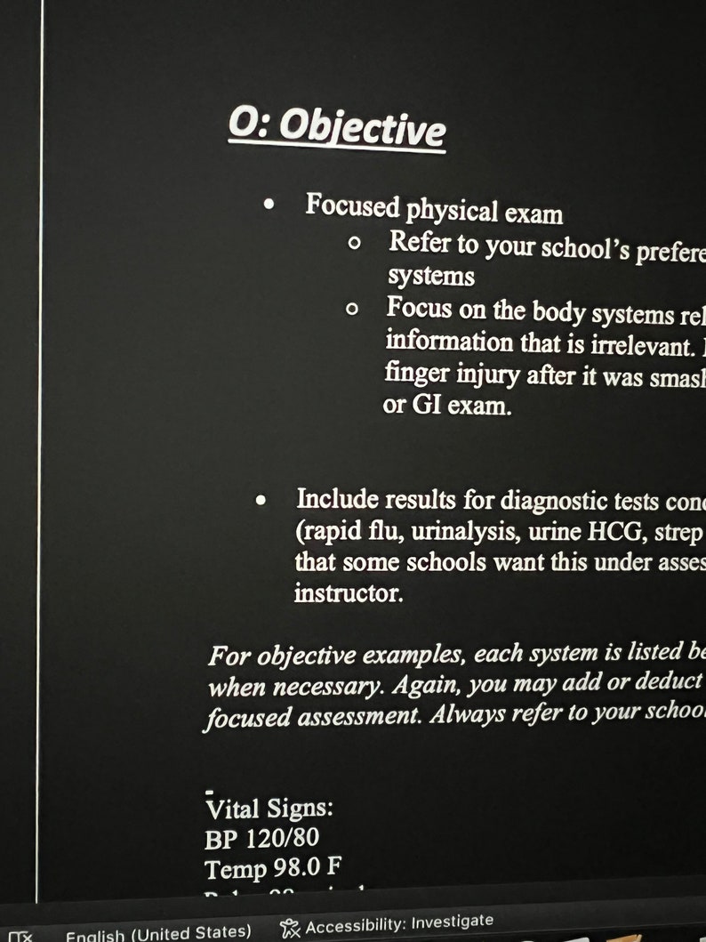 SOAP Note Guide - Upper Respiratory Infection - Etsy