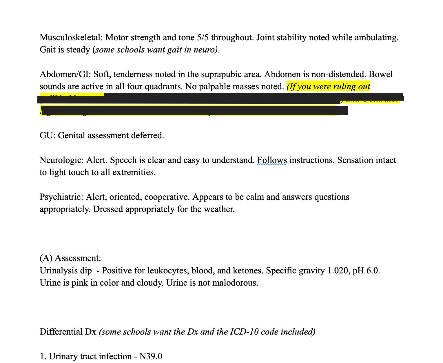 Peds SOAP Note for UTI - Etsy Peds SOAP Note for UTI - Etsy