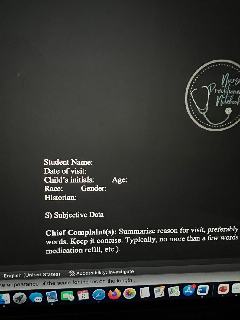 Pediatric SOAP Note Guide - Etsy