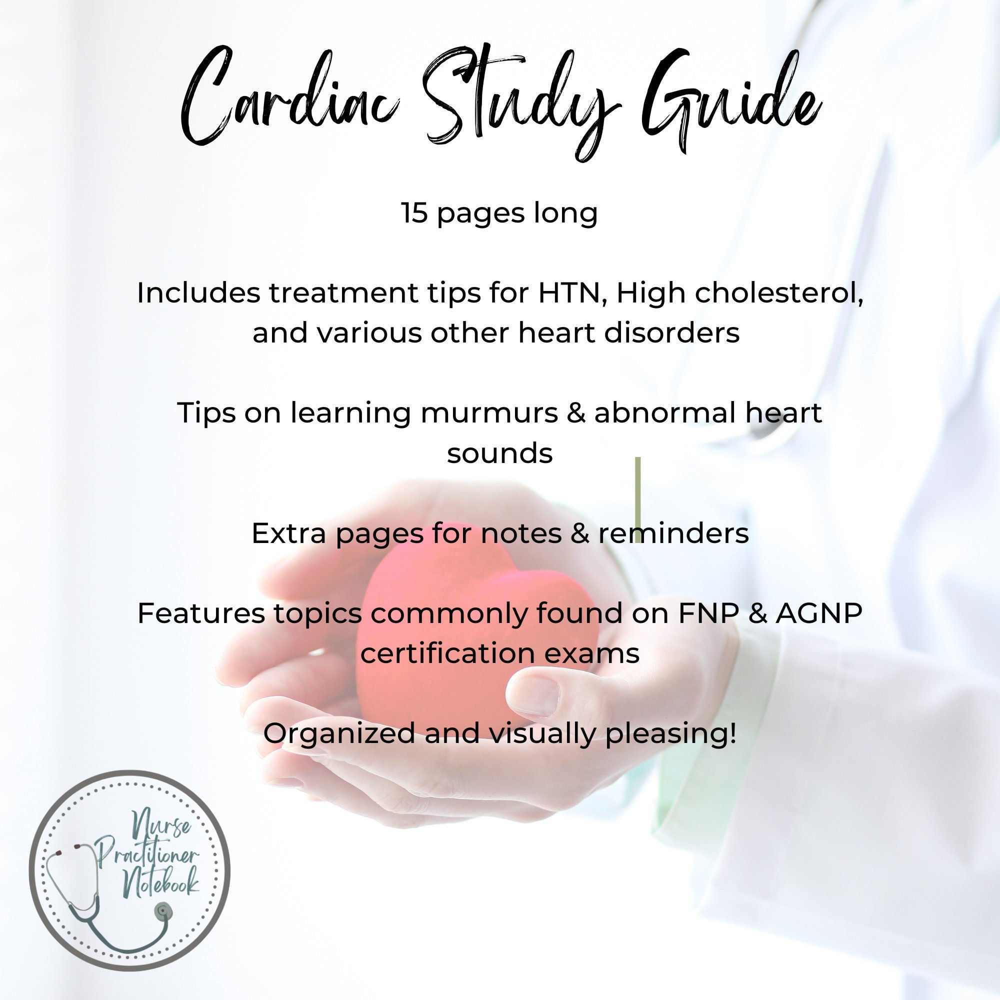 Cardiovascular Notebook - Etsy