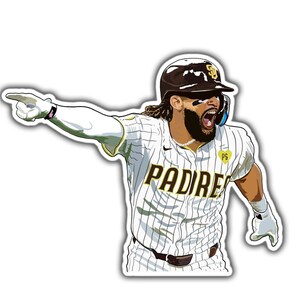 Tatis Jr Vinyl Sticker | SD Fernando Sticker | San Diego Waterbottle ...