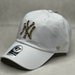 White & Gold NY New York Bling Hat swarovski Crystals NY Sparkle Hat ...