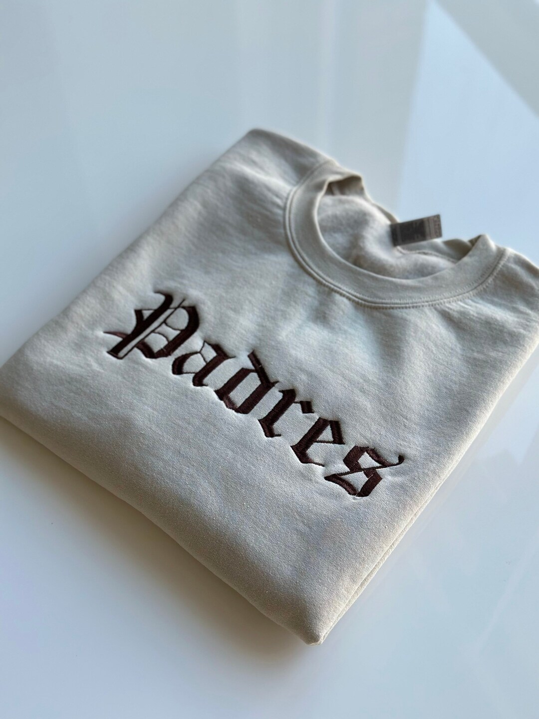Padres Embroidered Sweatshirt Crewneck | San Diego Embroidery Sweater ...