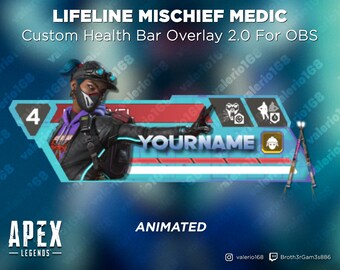 Vantage Animated Apex Legends Custom Health Bar 2.0 Overlay for ...