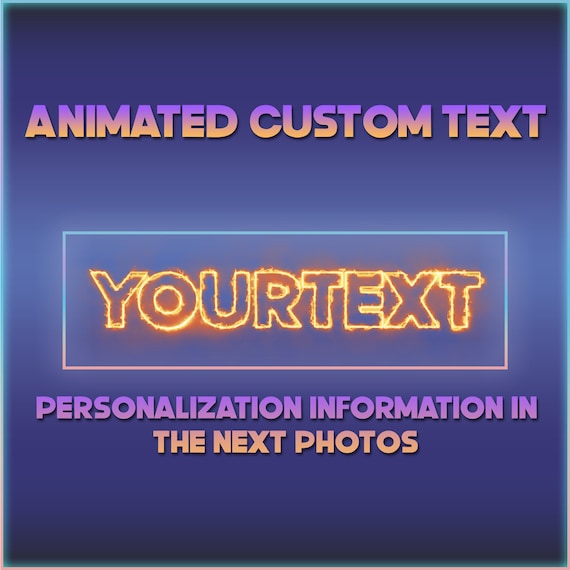 Animated Custom Text Overlay for OBS - Etsy