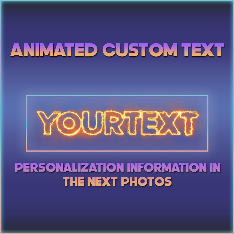 Animated Custom Text Overlay for OBS - Etsy