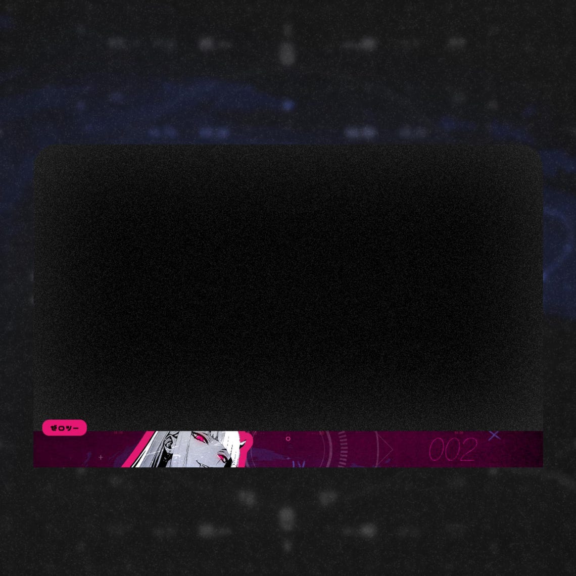 Animated Anime Girl Tech Webcam Frame Overlay for OBS/SLOBS - Etsy