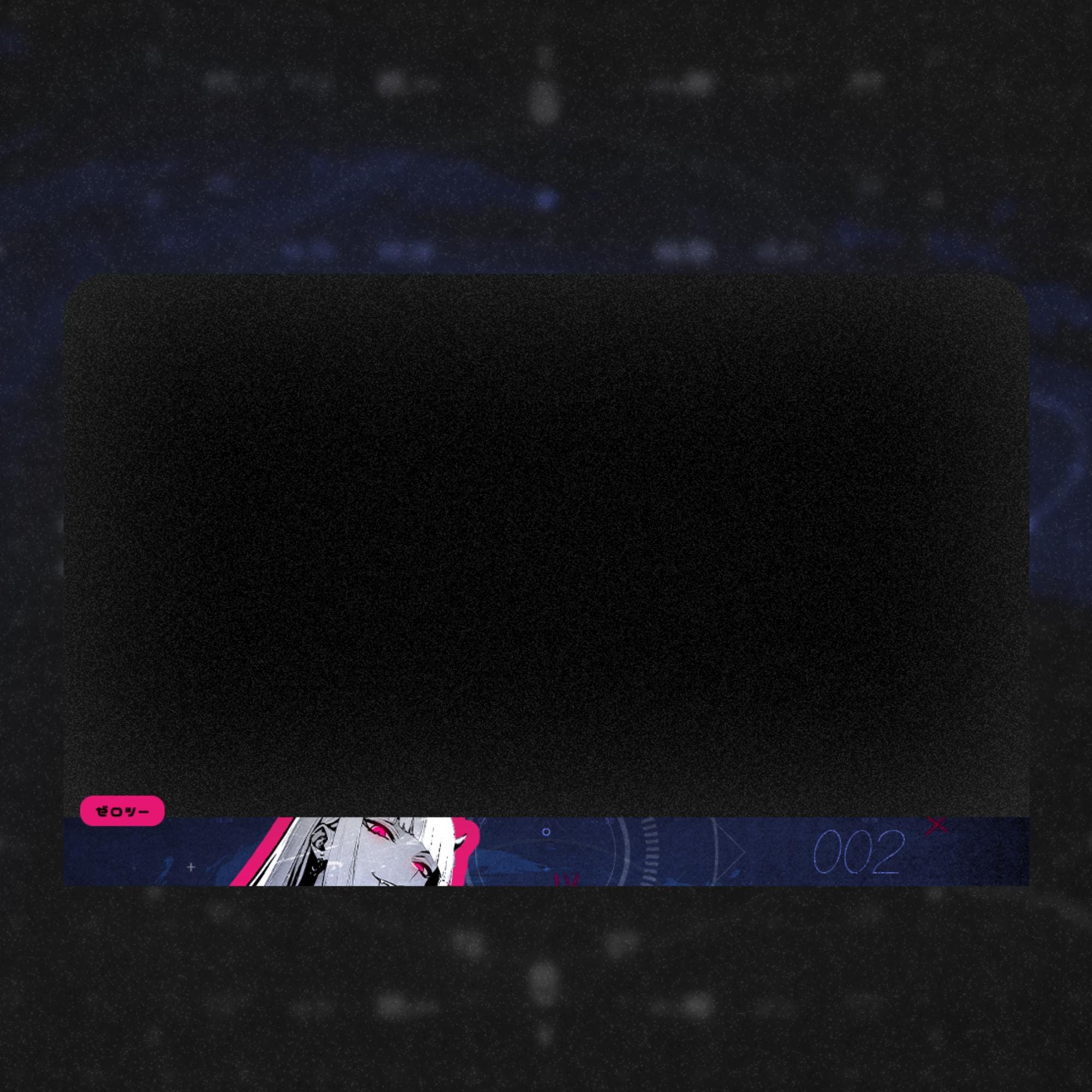 Animated Anime Girl Tech Webcam Frame Overlay for OBS/SLOBS - Etsy