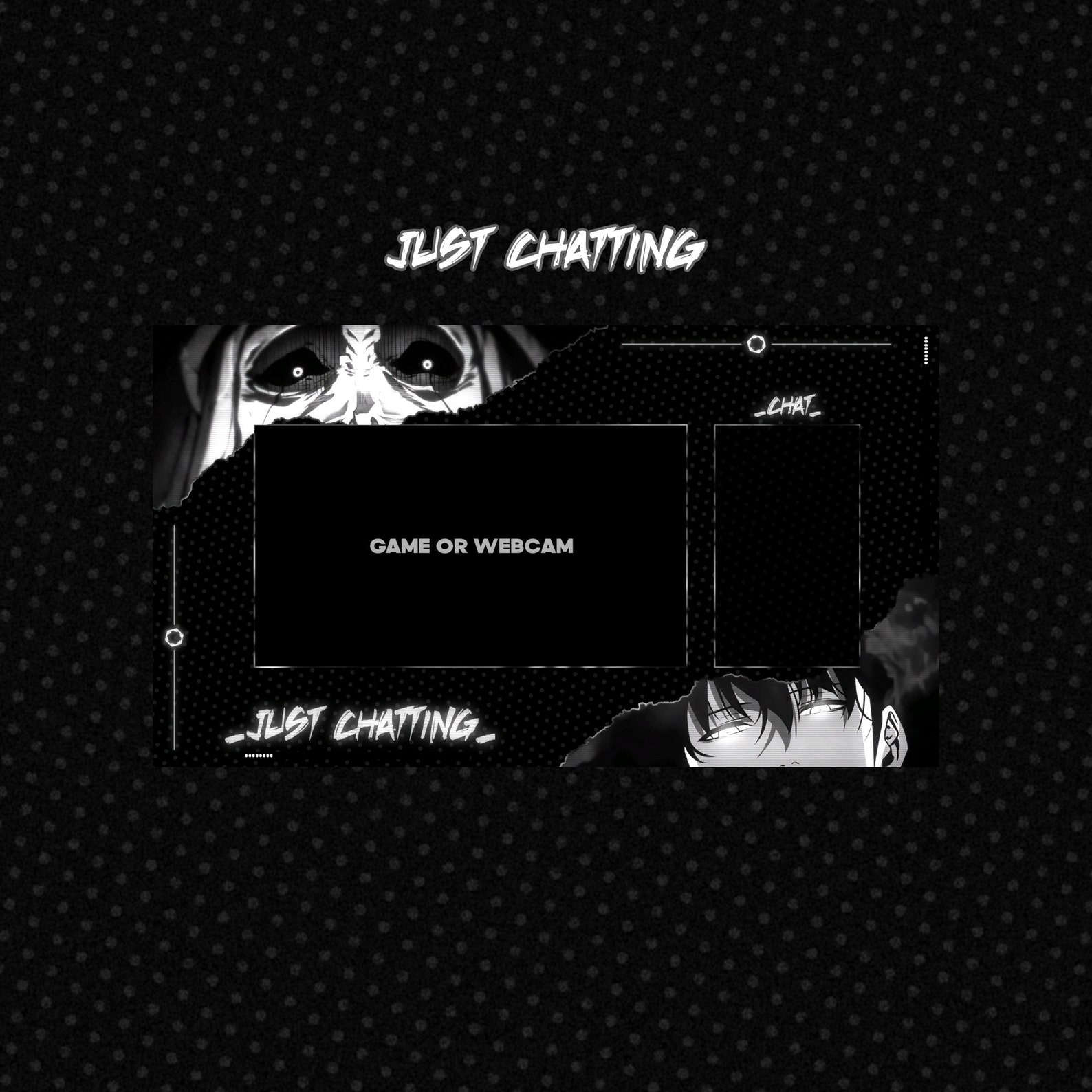 Animated Anime Screens Streaming Pack Overlay | for Obs/slobs | for ...