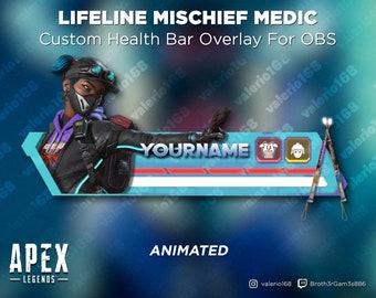 Anime Animated Apex Legends Custom Health Bar Overlay for - Etsy