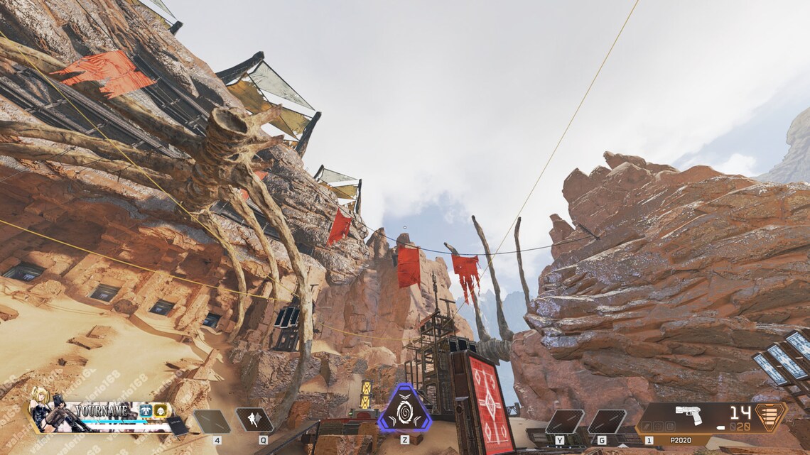 Anime Girl Animated Apex Legends Custom Health Bar Overlay - Etsy