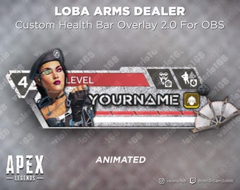Vantage Animated Apex Legends Custom Health Bar 2.0 Overlay for ...
