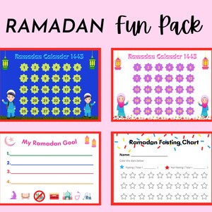 Ramadan Fun Pack Ramadan Activity Pack Printable Happy | Etsy