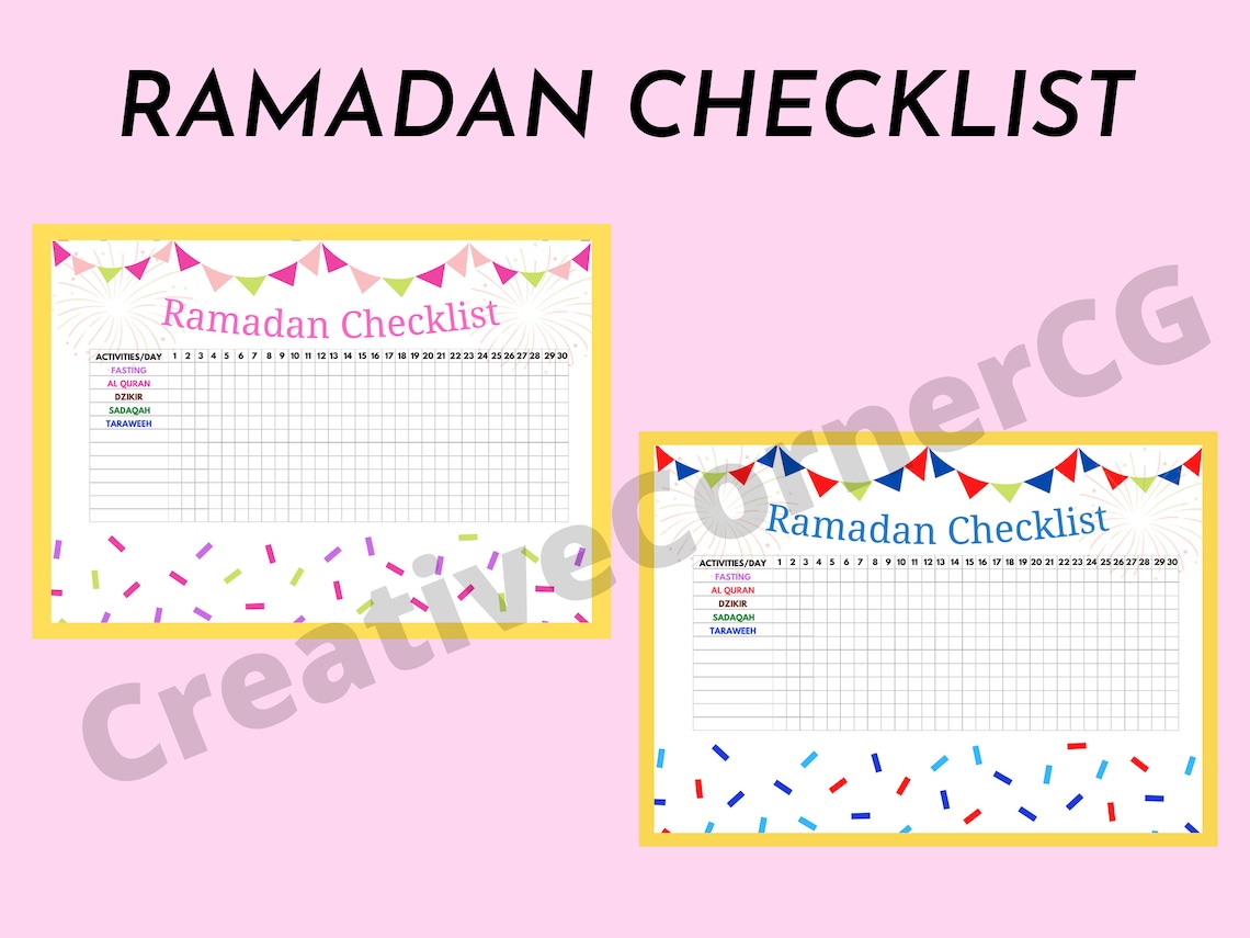 Ramadan Fun Pack Ramadan Activity Pack Printable Happy | Etsy