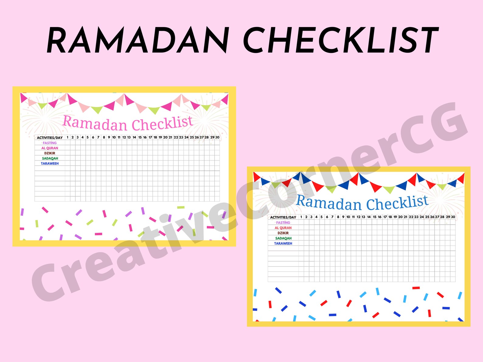 Ramadan Fun Pack Ramadan Activity Pack Printable Happy | Etsy