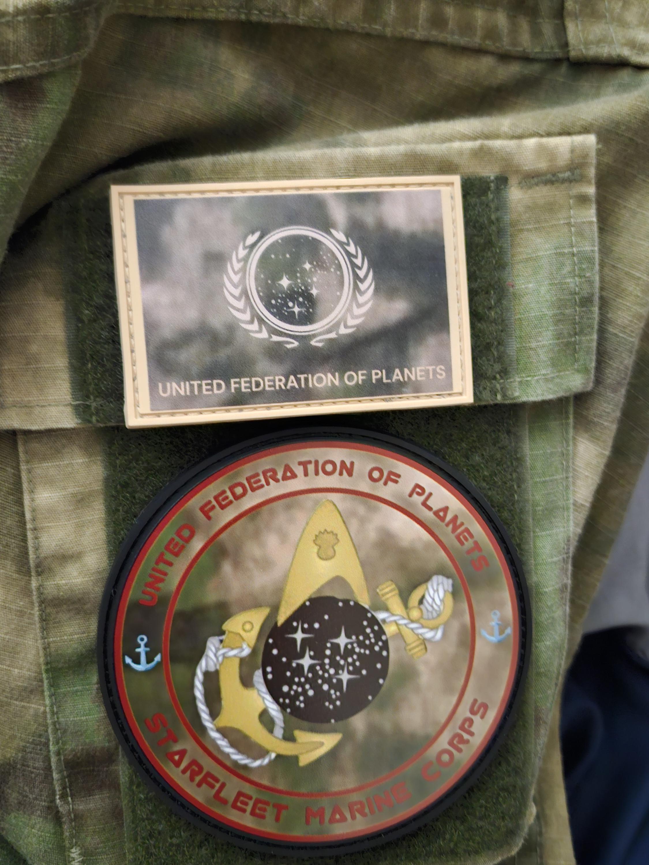 Starfleet Marine Corps Combat Patch. - Etsy