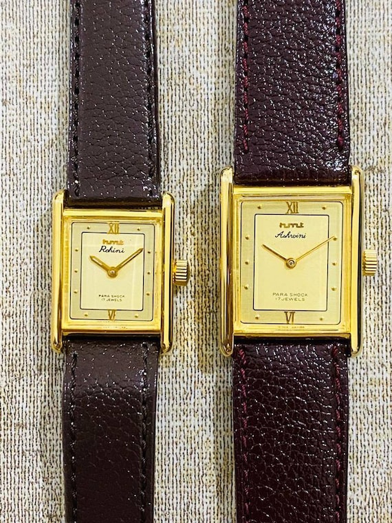 Beautiful Hmt Ashwini And Rohini Tank Golden Dial Two… - Gem