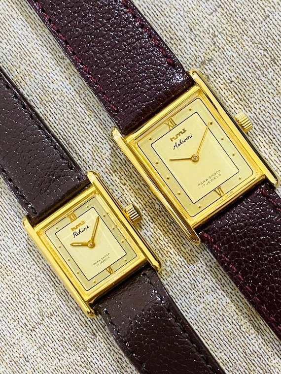 Beautiful Hmt Ashwini And Rohini Tank Golden Dial Two… - Gem