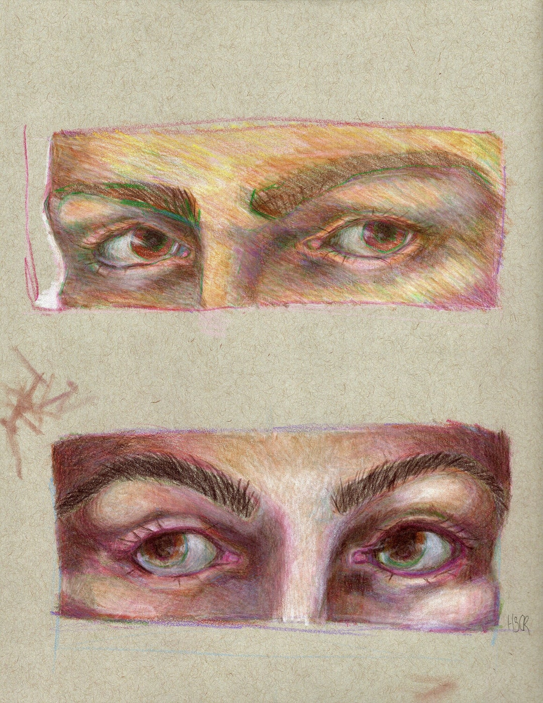 Signed Original Art Piece "side Eye" by Hannah S. C. Rygiel Wall Art ...