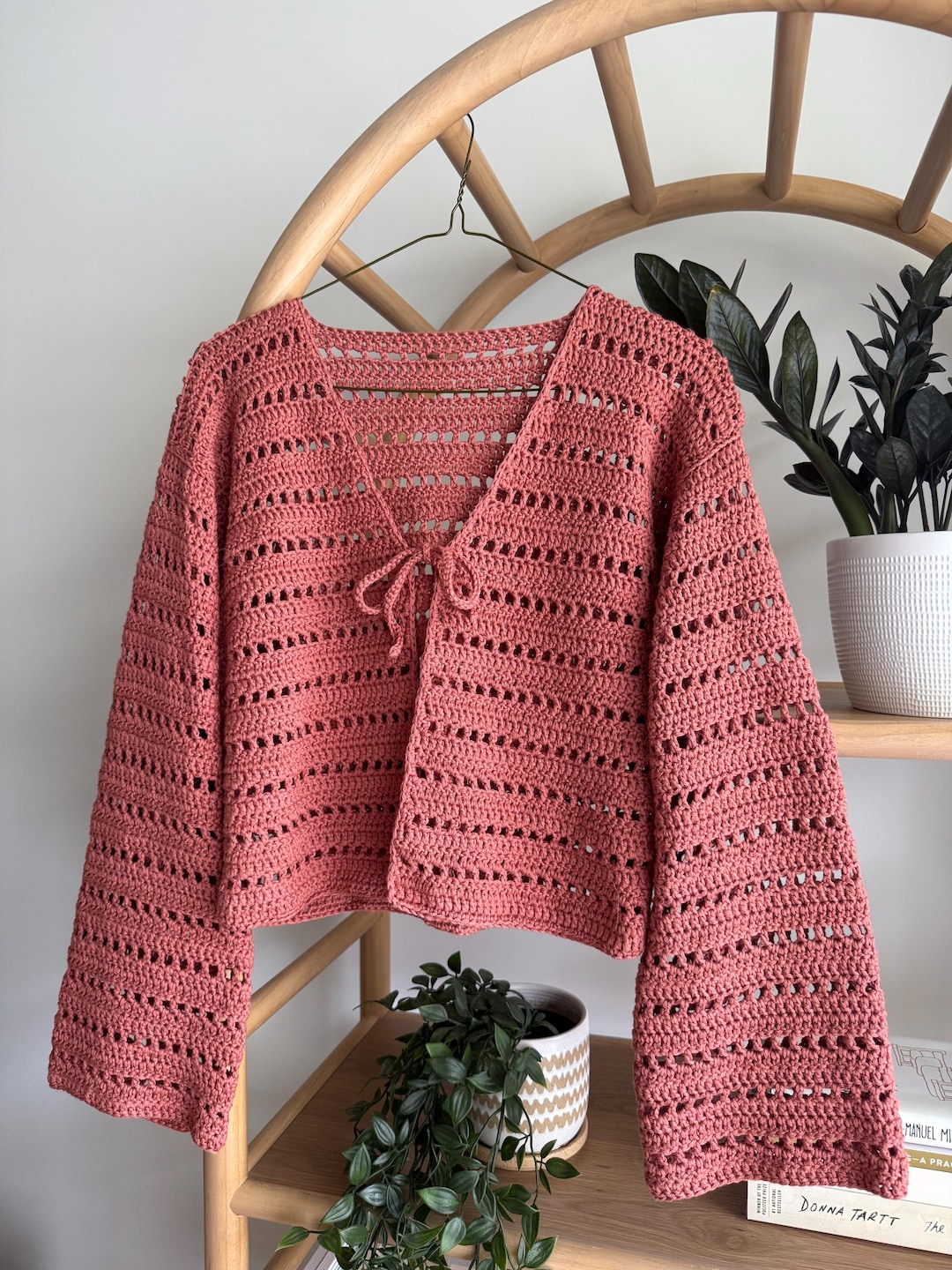 Crochet Top PATTERN | Marigot Cardigan | Front Tie Top | Made to ...