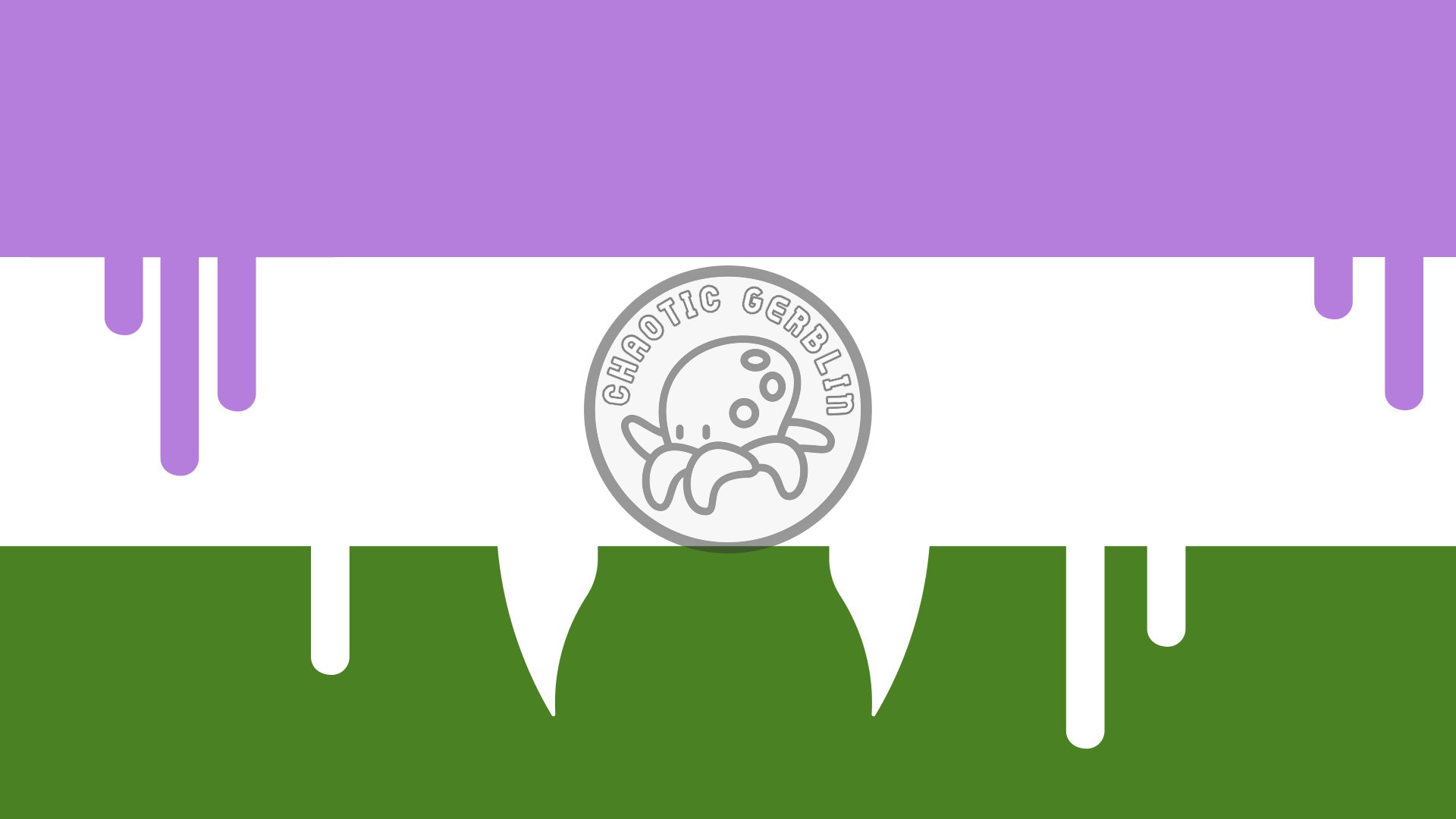 Genderqueer Pride Flag Halloween Digital Computer Wallpaper - Etsy