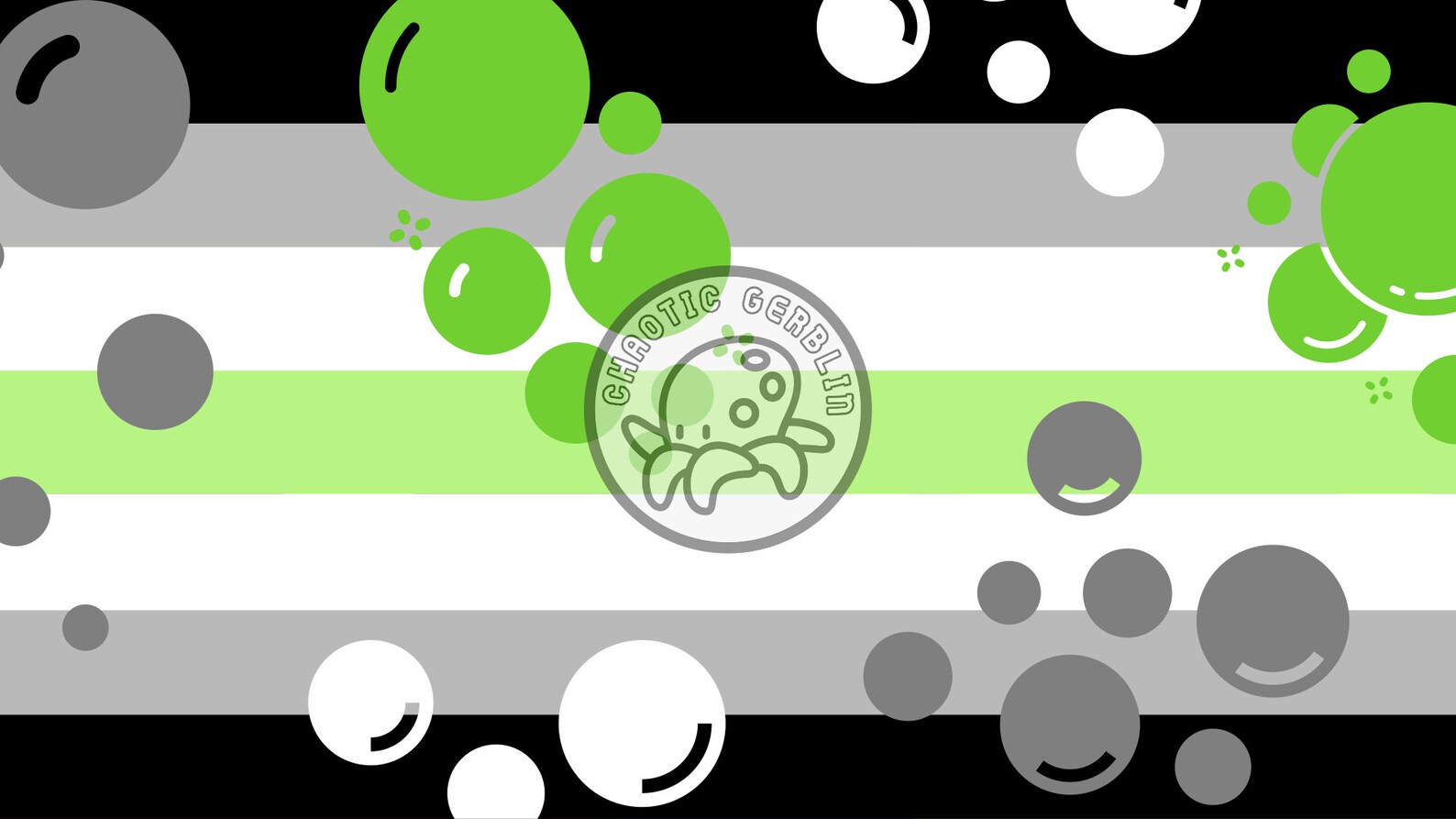 Agender Pride Flag Halloween Digital Computer Wallpaper - Etsy