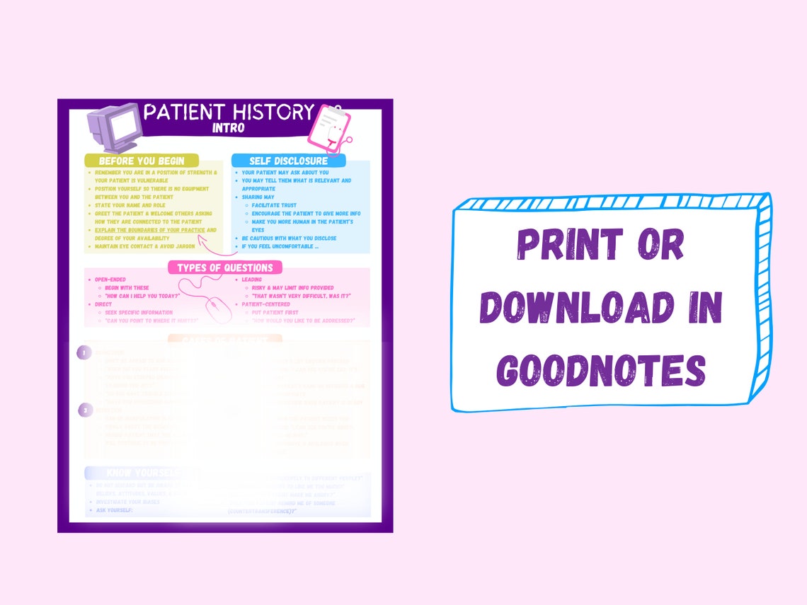 Patient Health Assessment History for Nurses Head to Toe Review of ...
