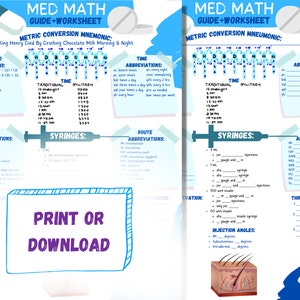 Nursing Medication Dosage Calculation Nursing Med Math Calculation ...